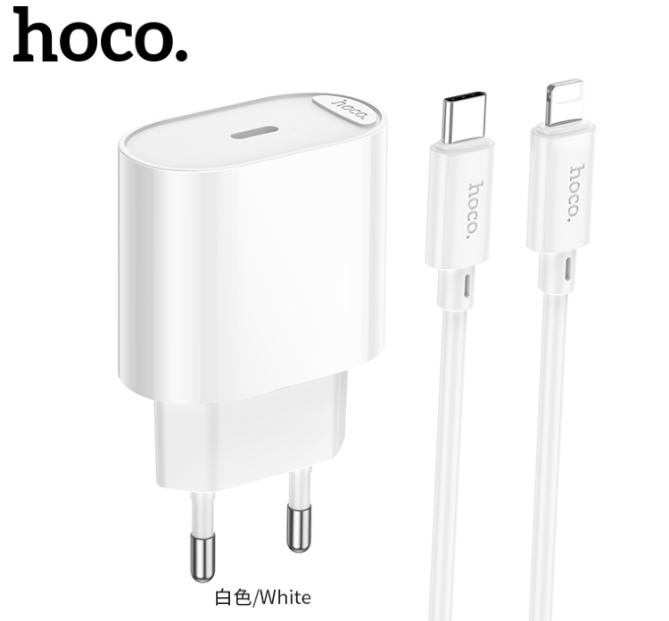 Зарядка HOCO C109A (PD20W) Fighter single port PD20W charger set (Type ...