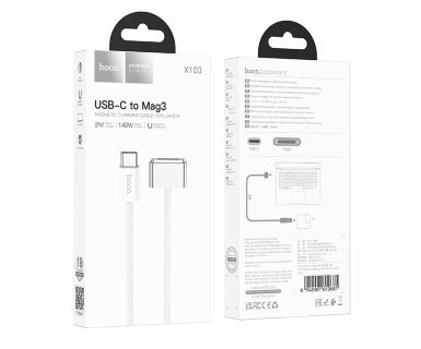 Кабель Hoco X103 magnetic charging cable Type-c to Mag3 - Белый оптом ...